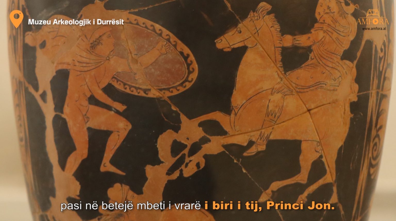 Legjenda e Herkulit dhe themelimit të Durrësit - Amfora